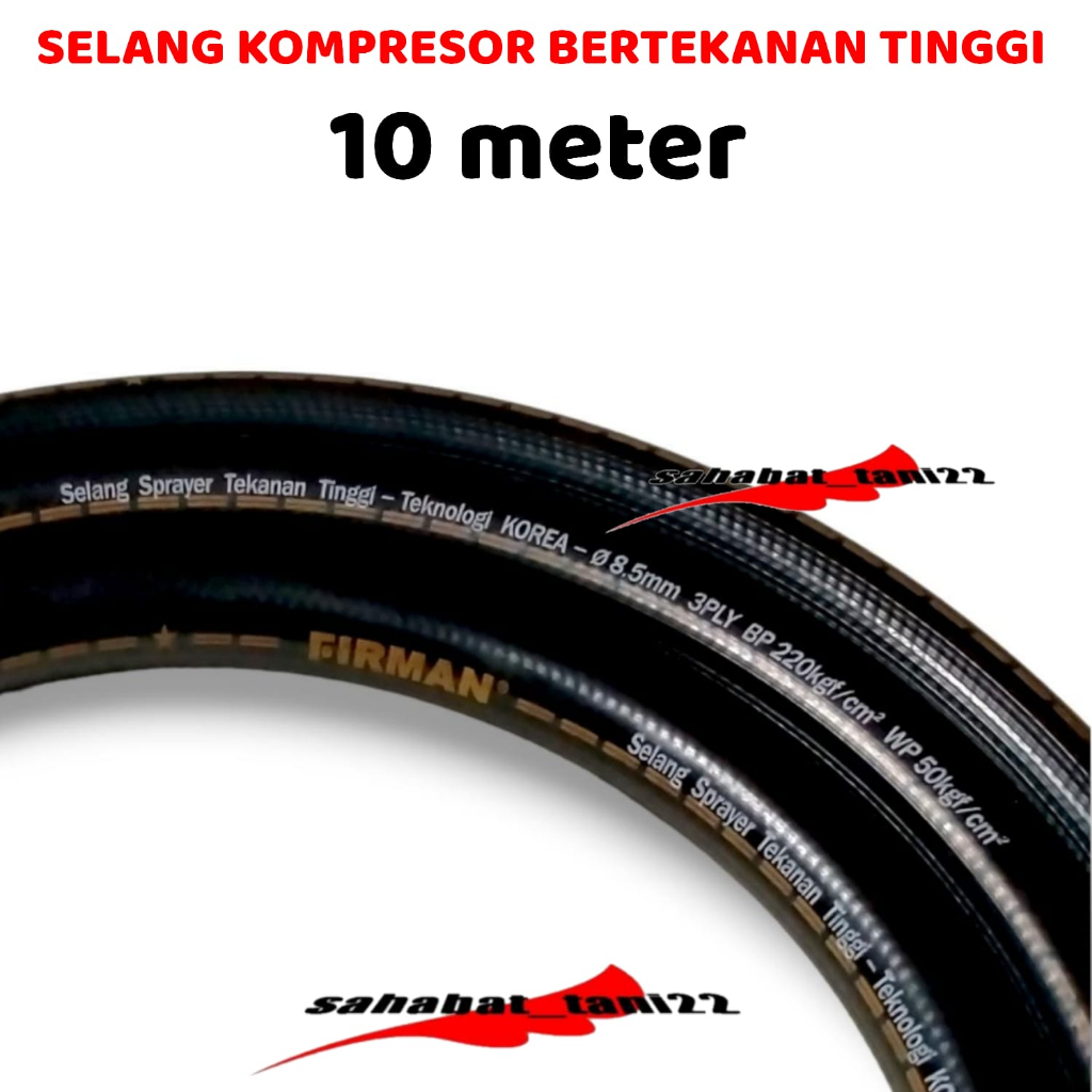 Jual selang kompresor selang stem selang sprayer selang angin kompresor ...