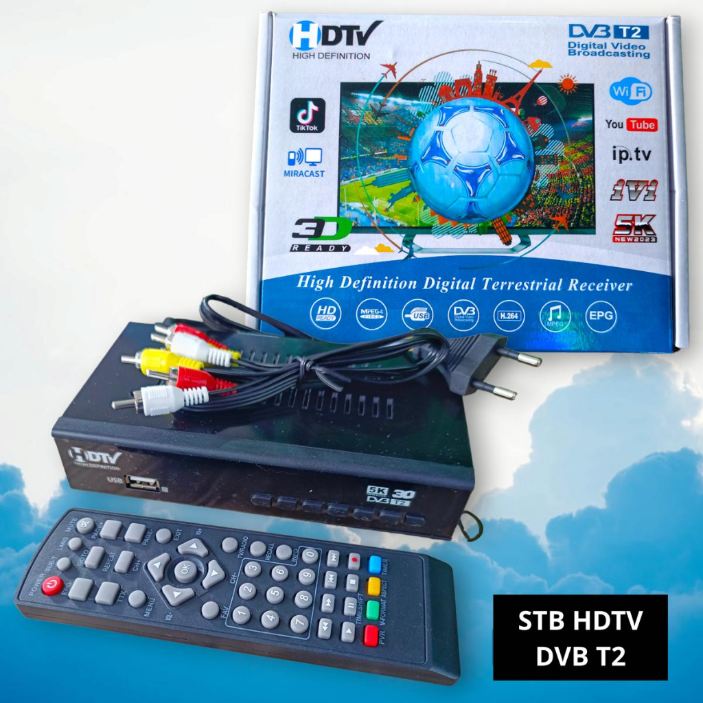 Jual Set Top Box HDTV STB DVB T2 Digital Receiver Antena TV DVBT2 HD TV ...