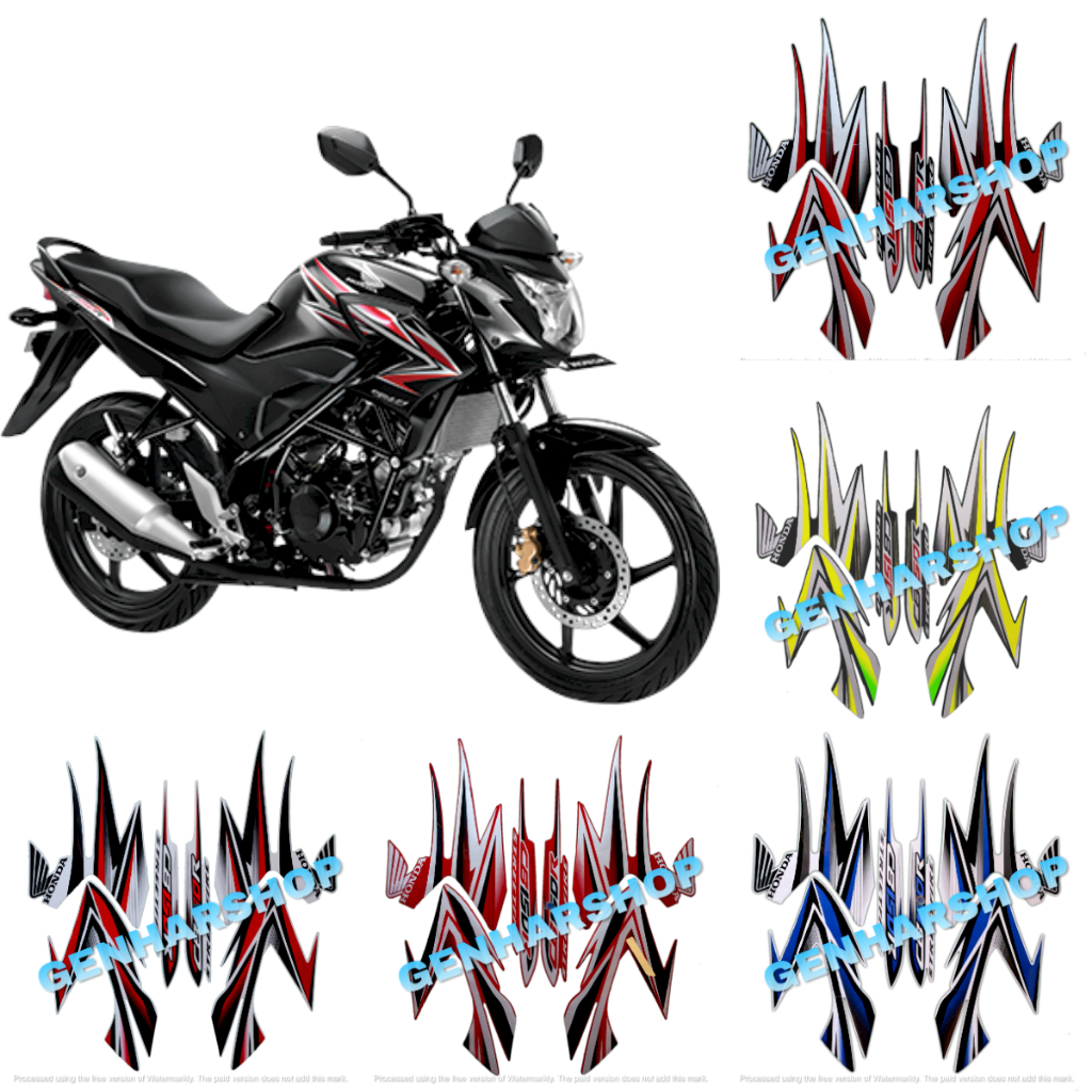 Jual STIKER STRIPING LIS BODY MOTOR HONDA CB150R 2013 STRIPING CB 150R ...