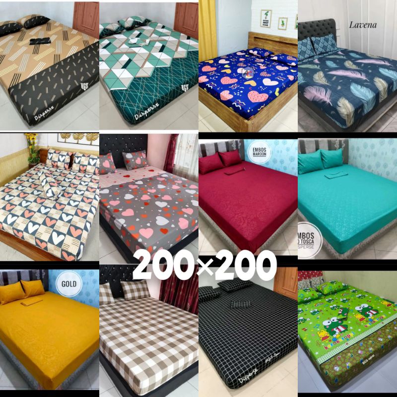 Jual Seprei king/jumbo ukuran 200×200 | Shopee Indonesia