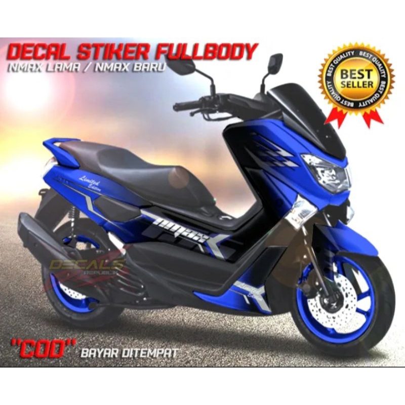 Jual sticker variasi decal full body yamaha nmax old decal nmax lama ...