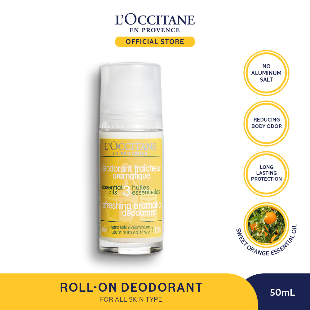 Jual L'Occitane Aromachologie Refreshing Aromatic Roll-on Deodorant 50ml - Deodoran Untuk ...
