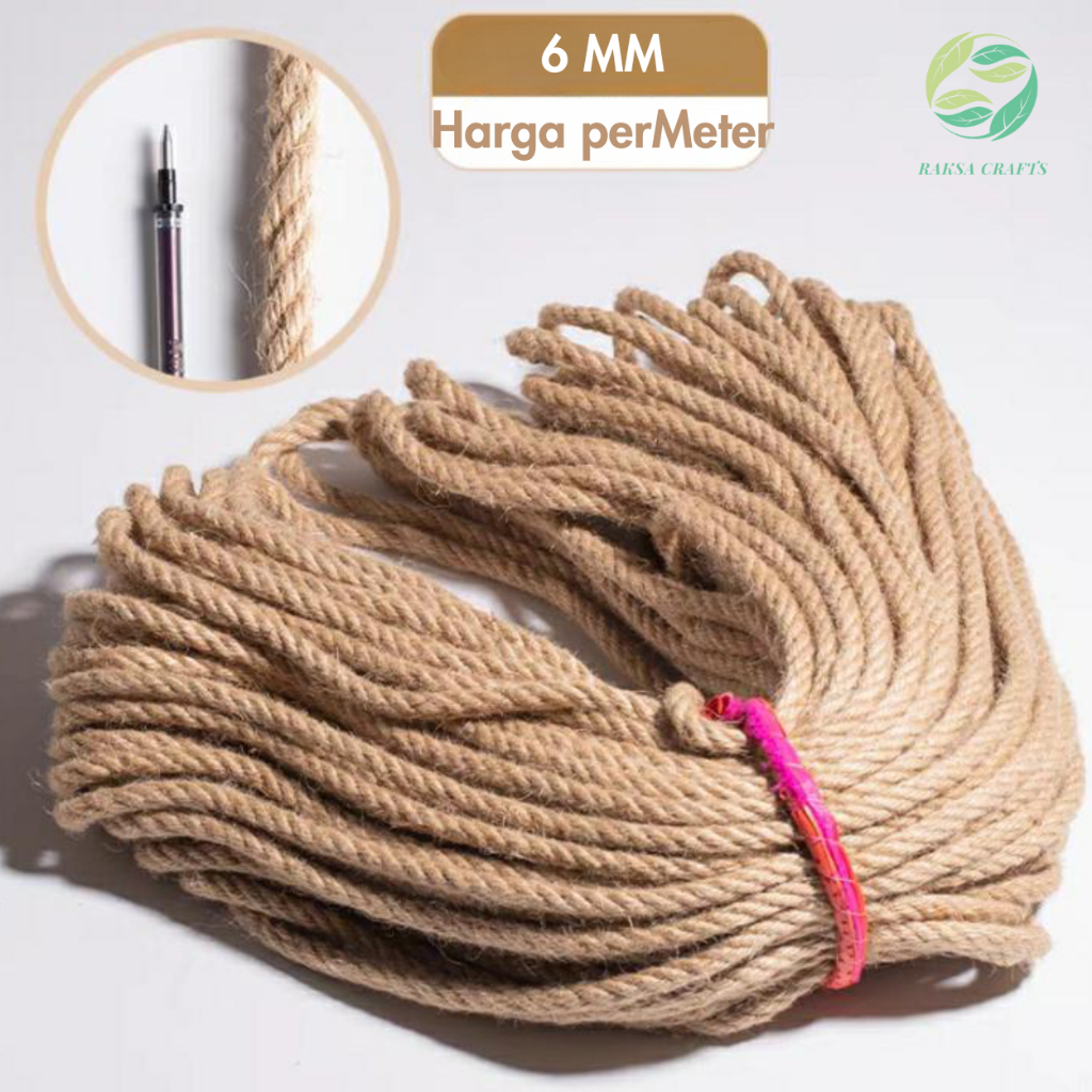 Jual TERMURAH - TALI GONI/ TALI RAMI METERAN 3mm, 4mm, 5mm, 6mm, 8mm ...