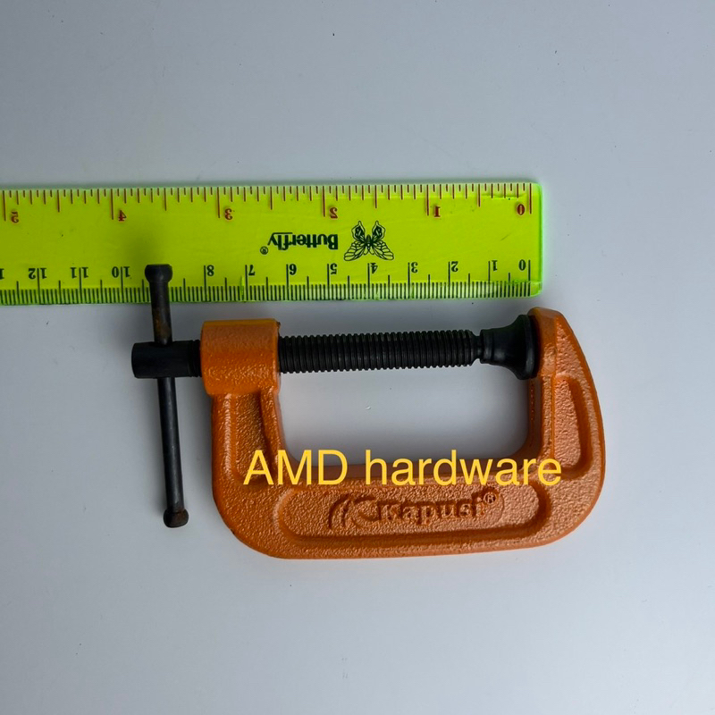 Jual CLAMP C KLEM BESI 2 inchi KAPUSI JAPAN ORIGINAL CATOK JEPITAN KAYU ...