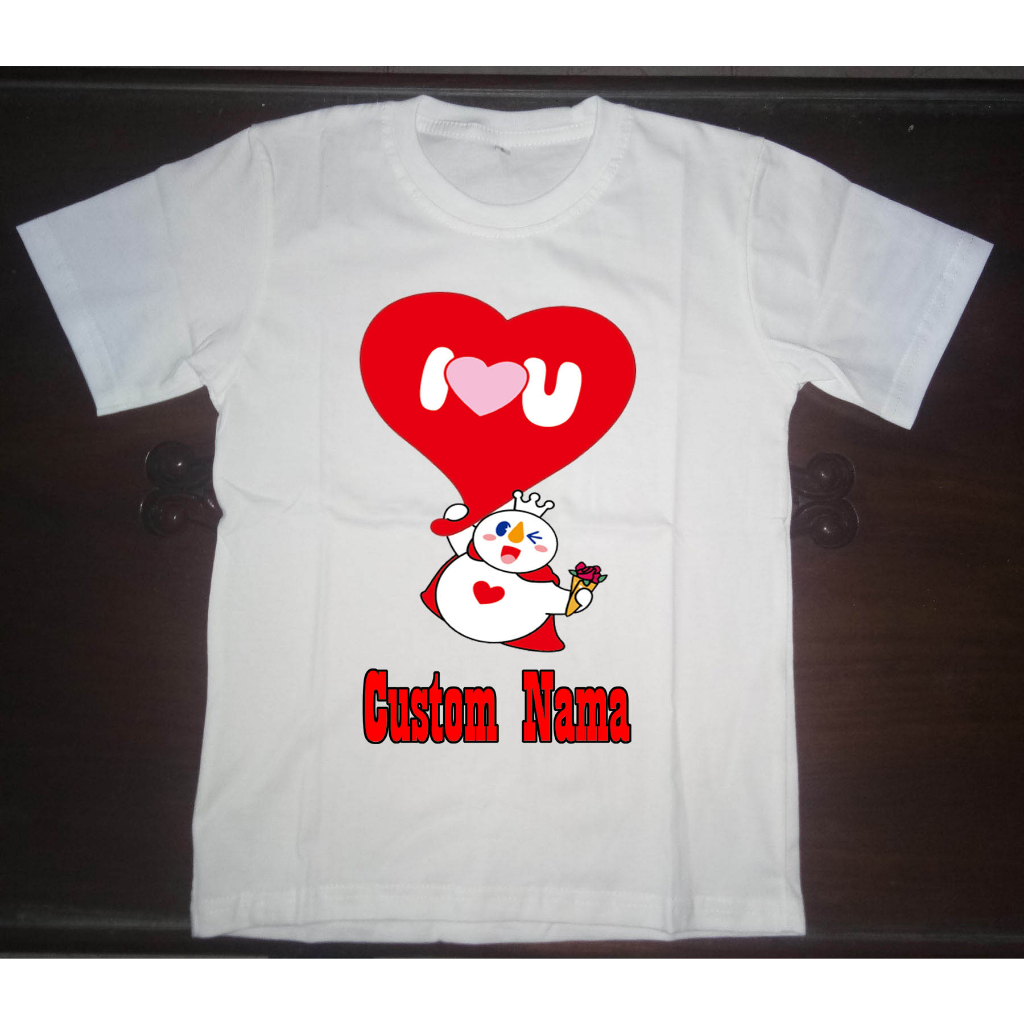 Jual Kaos Anak MIXUE Couple Family Free Tulis Nama | Shopee Indonesia