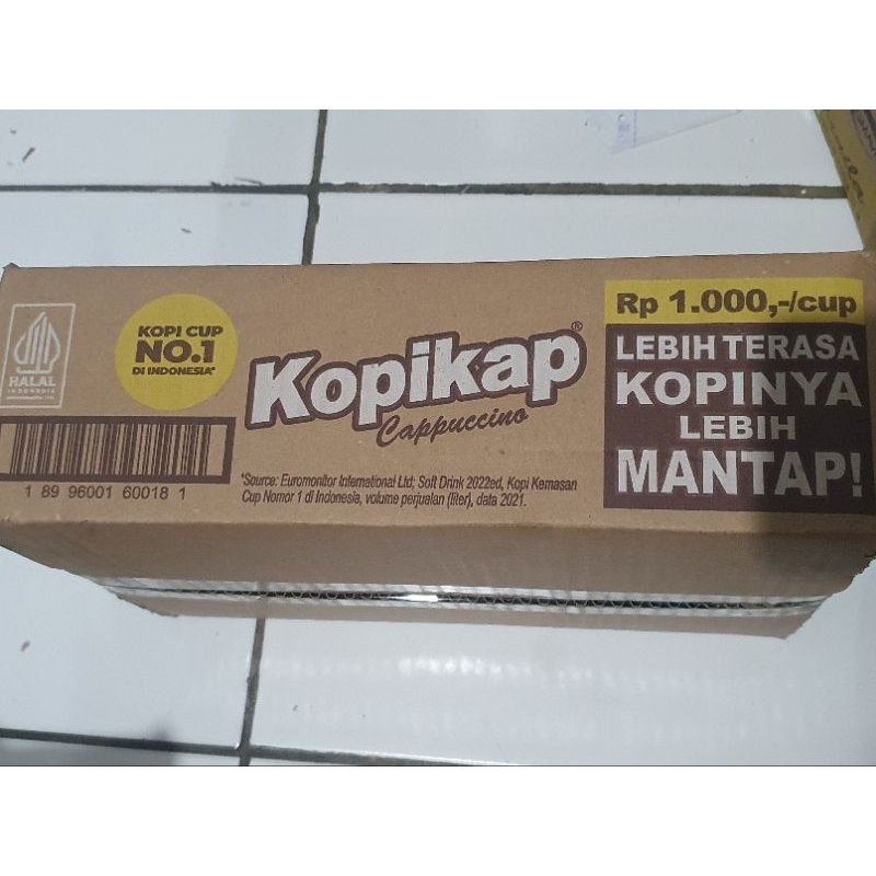 Jual Kopikap capuccino Jumbo dus 24x200ml | Shopee Indonesia