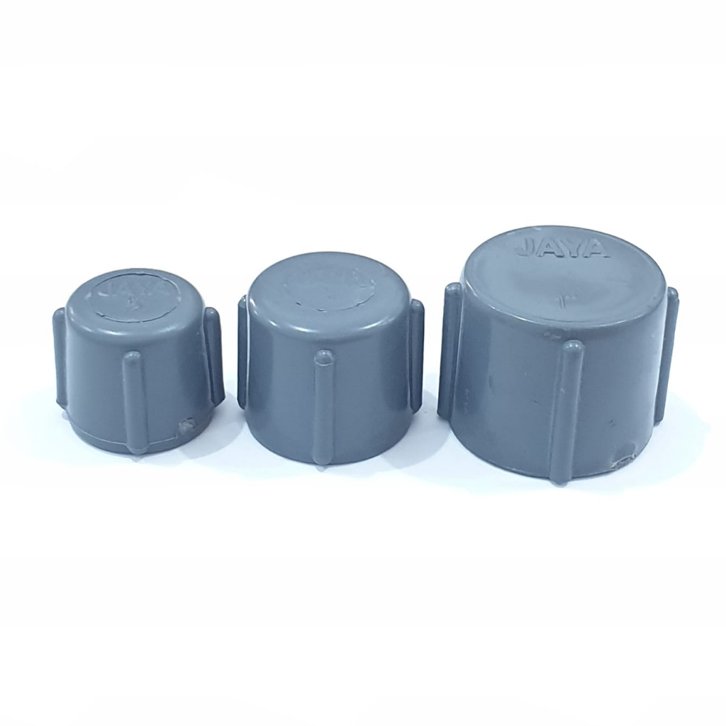 Jual Jaya ORI DOP (1/2") (3/4") (1") Inch Pvc TS TANPA DRAT/ Dop Polos ...