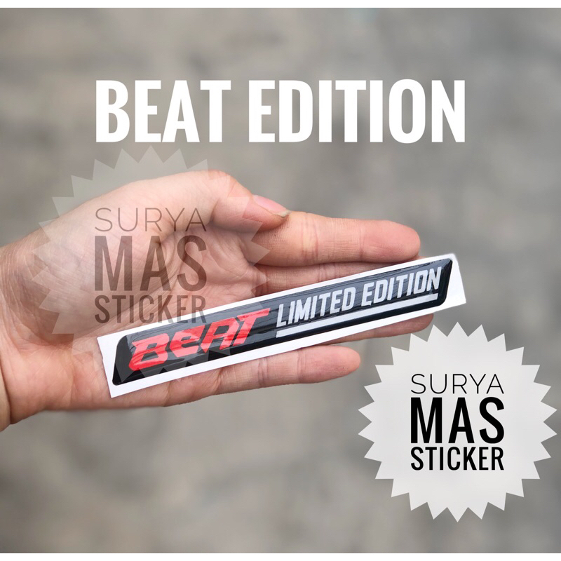Jual stiker logo honda beat limited edition 3d timbul motor | Shopee ...