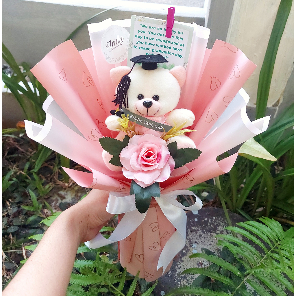 Jual BUKET BUNGA WISUDA / BUKET BONEKA WISUDA / BUKET BUNGA PALSU ...