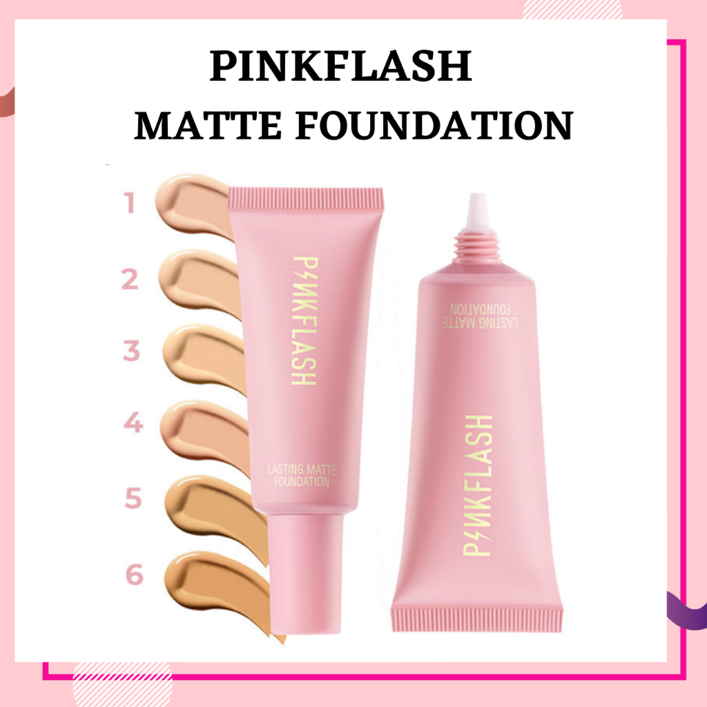 Jual Pinkflash Lasting Matte Foundation | Shopee Indonesia