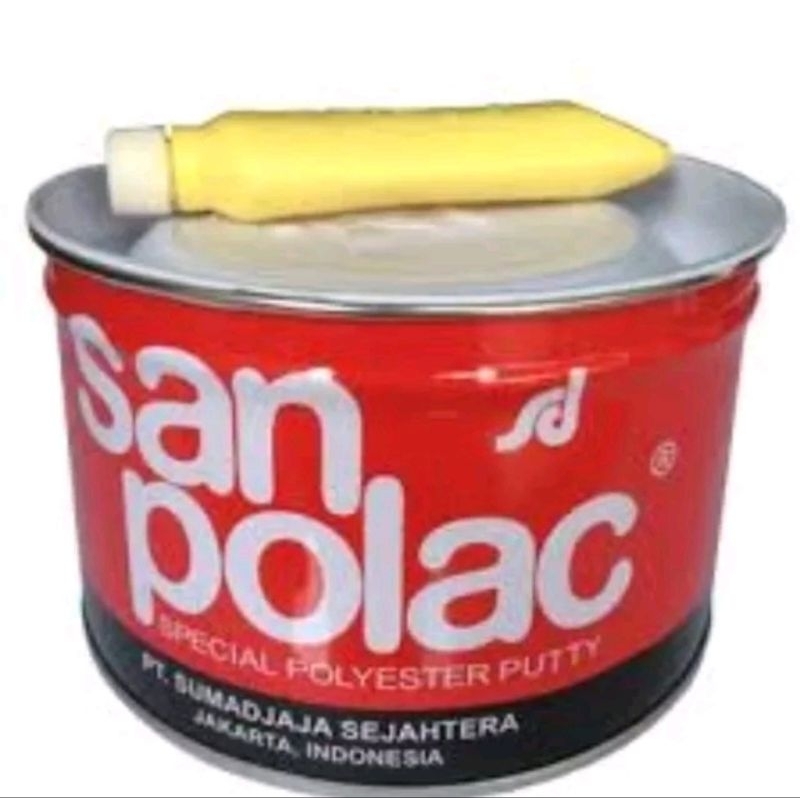 Jual dempul putih sanpolac/dempul besi 250gr&1kg | Shopee Indonesia