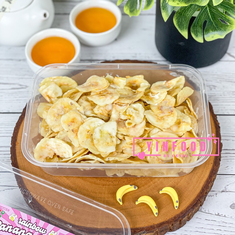 Jual Rainbow Banana Crispy - Keripik Pisang Selai - Keripik Pisang ...
