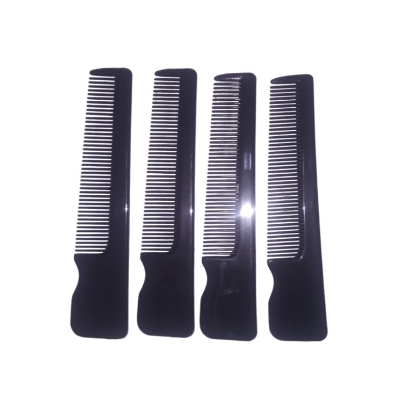 Jual 4 pcs sisir saku gagang warna hitam | Shopee Indonesia