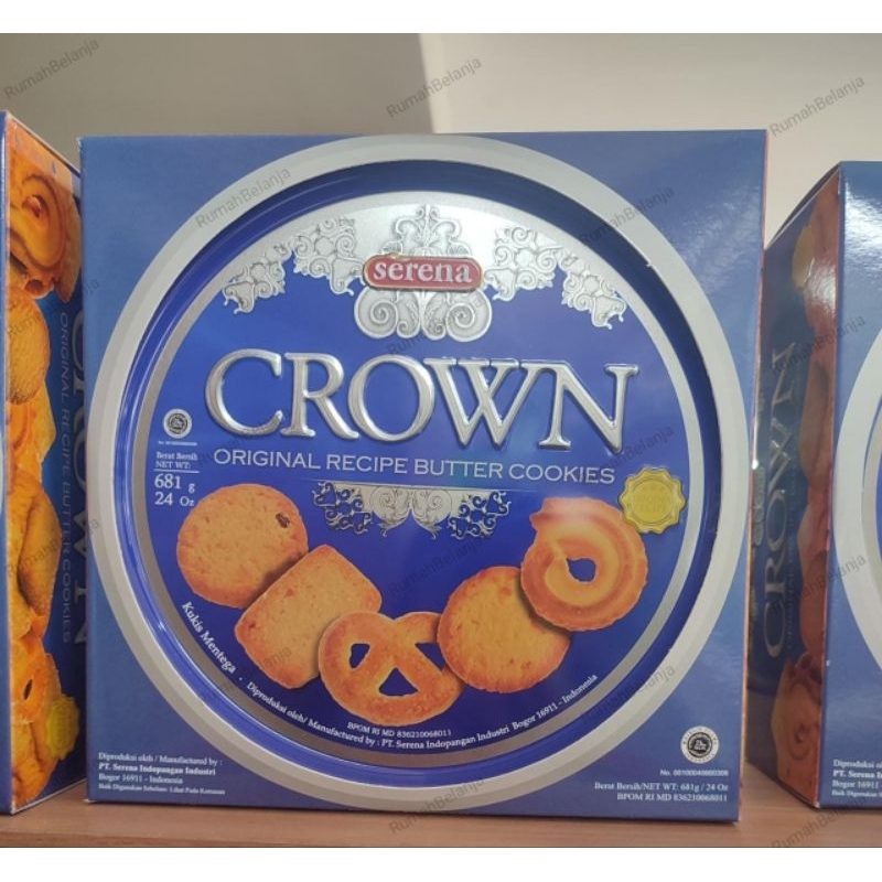 Jual SERENA CROWN Butter Cookies | Shopee Indonesia