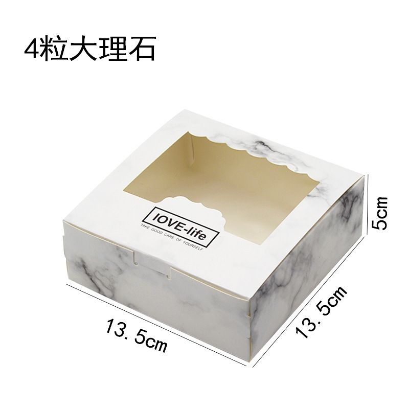 Jual 10pcs egg tart box kotak kue donut dessert box egg tart box pie ...