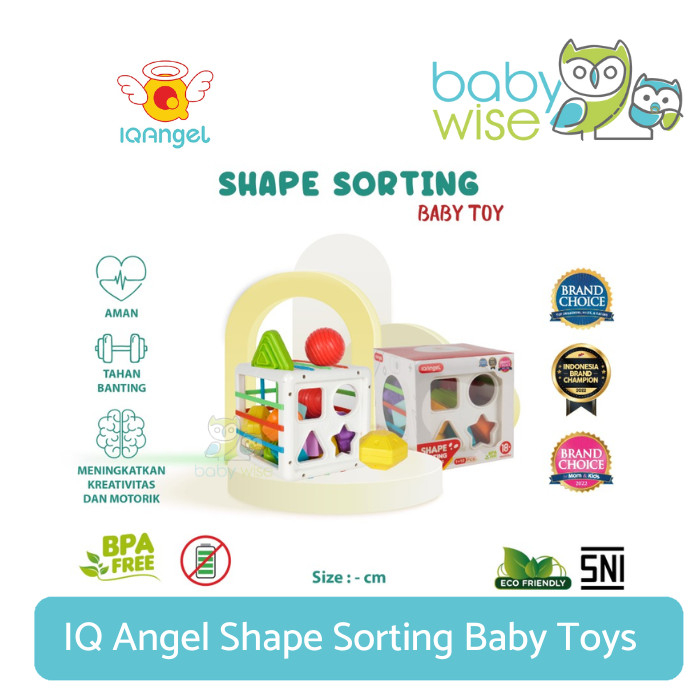 Jual IQ Angel Shape Sorting Baby Toys - Mainan Anak / Puzzle Anak ...