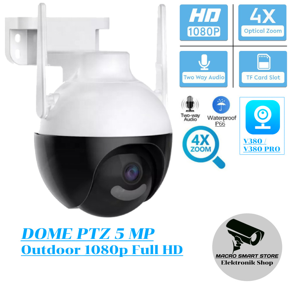 Jual CCTV V380 OUTDOOR IP CAMERA C11 PTZ 8MP OUTDOOR CCTV FULL HD V380 ...
