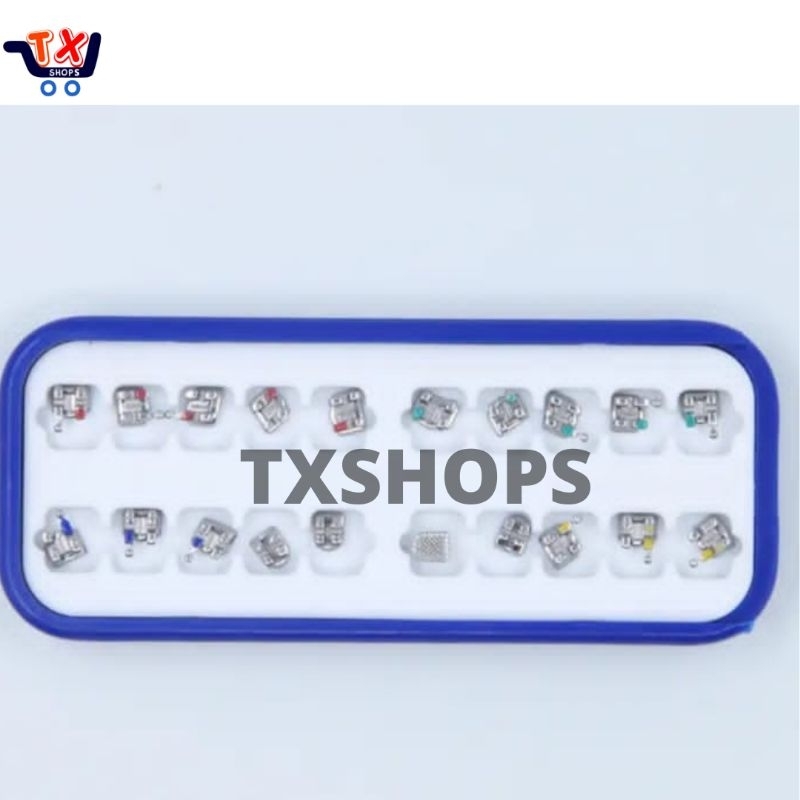 Jual Dental Bracket Orthodontic Metal / Behel Gigi Mini Roth 018 022 ...