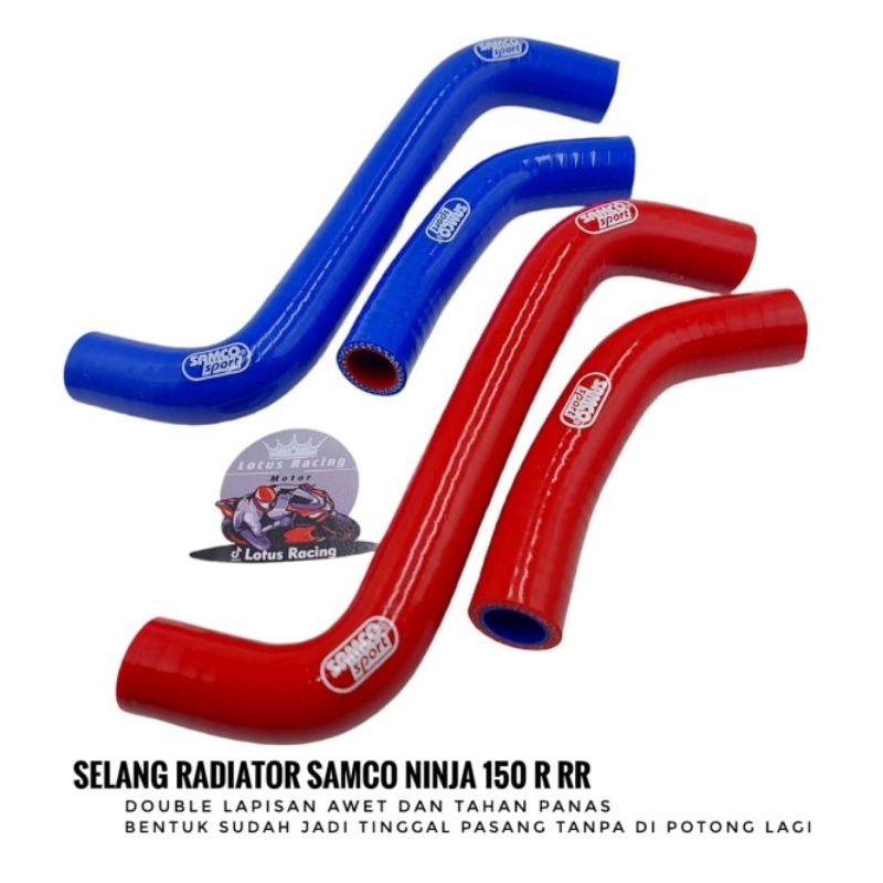 Jual selang radiator samco ninja 150 R ninja150 RR ss thailand radiator ...