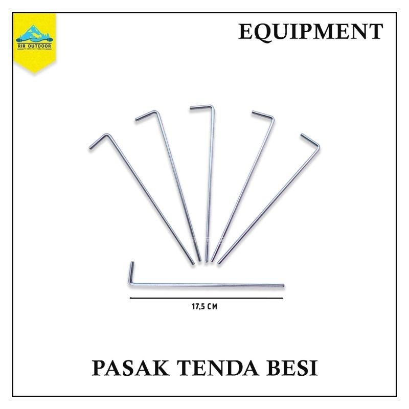 Jual [10 PCS] PASAK TENDA BESI PASAK STAINLIES STEEL | Shopee Indonesia