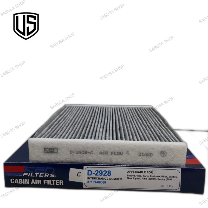 Jual KEN Filter Kabin AC Carbon Sienta Corolla Altis Fortuner Vios ...