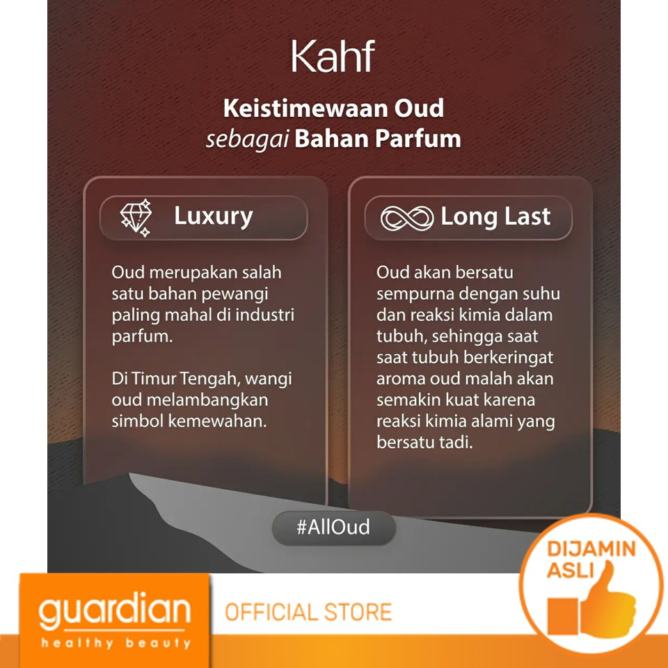 Jual KAHF Saffron Oud Eau de Parfum 100ml / Parfum Pria | Shopee Indonesia
