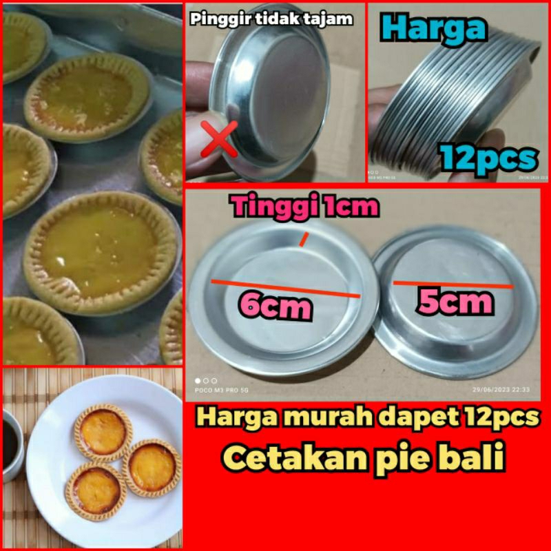 Jual cetakan pie susu Bali (12pcs) | Shopee Indonesia