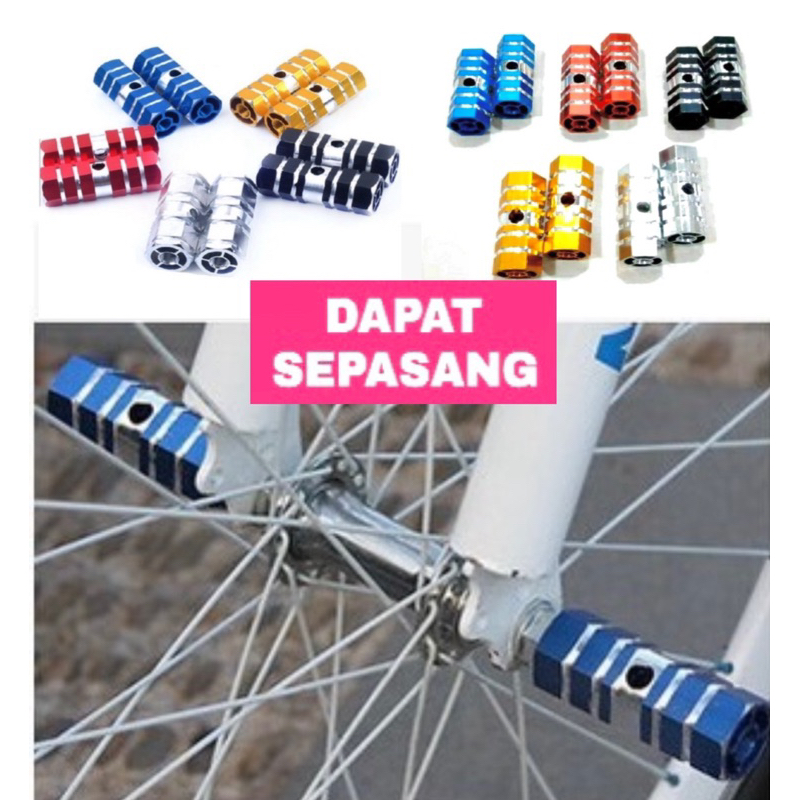 Jual Jalu Pijakan Kaki Boncengan Sepeda Footstep 2 Pcs / 1 Pasang ...