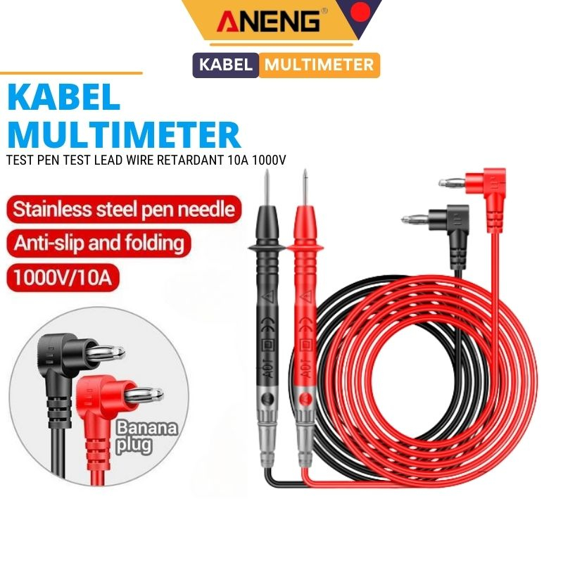 Jual ANENG Kabel Multimeter Test Pen Test Lead Wire Retardant 10A 1000V ...