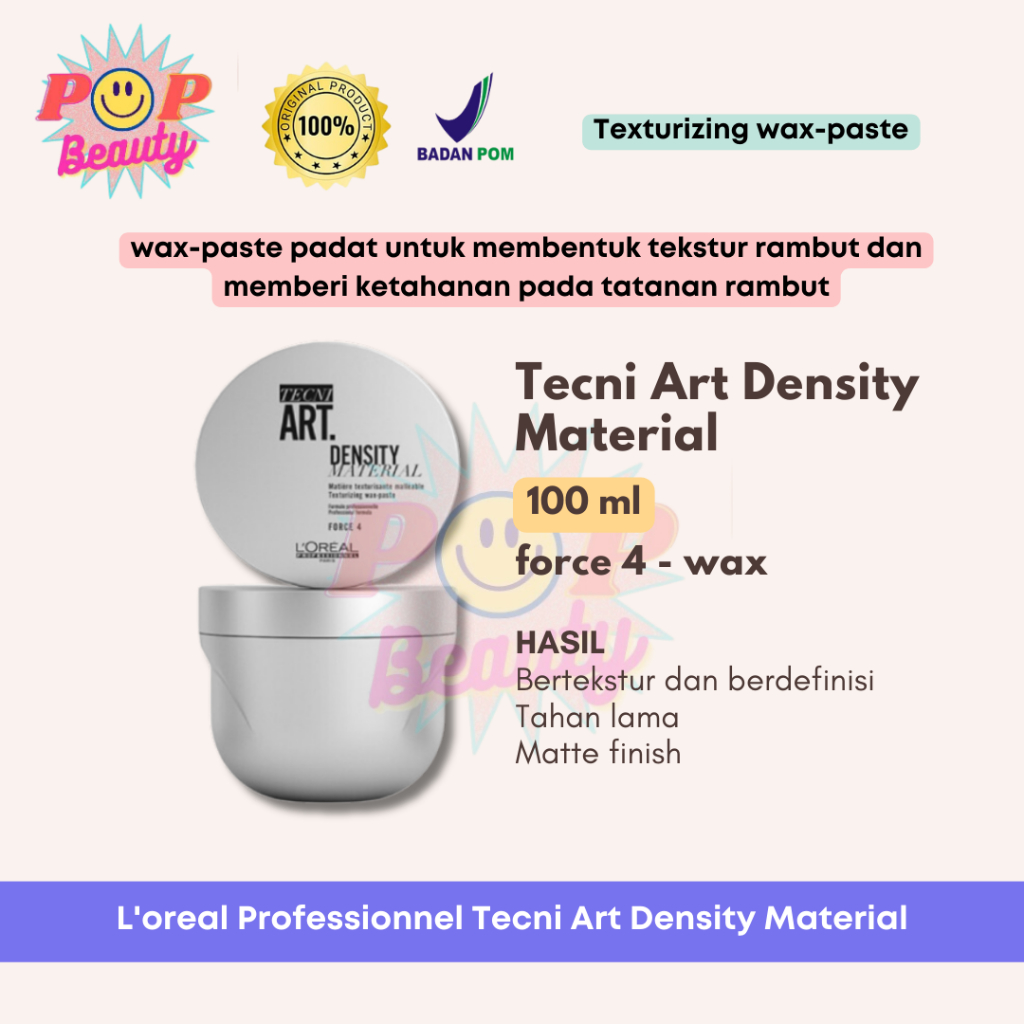 Jual Loreal Tecni Art Density Material Wax Rambut Pria 100 ml Force 4 ...