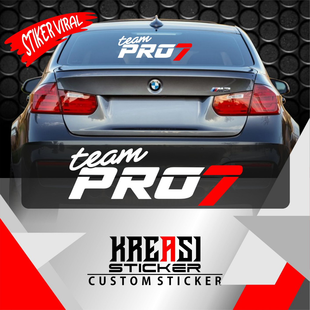 Jual STIKER MOBIL TEAM PRO7 | Shopee Indonesia