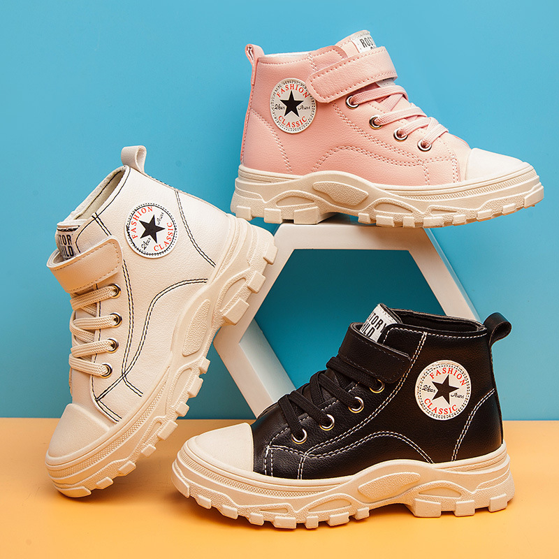 Jual B087 Sepatu boot kain clasik motif bintang kualitas premium ...