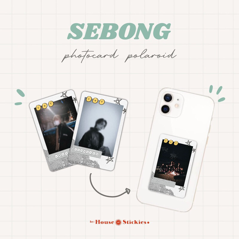 Jual Sebong Photocard Polaroid Fanmade | Shopee Indonesia