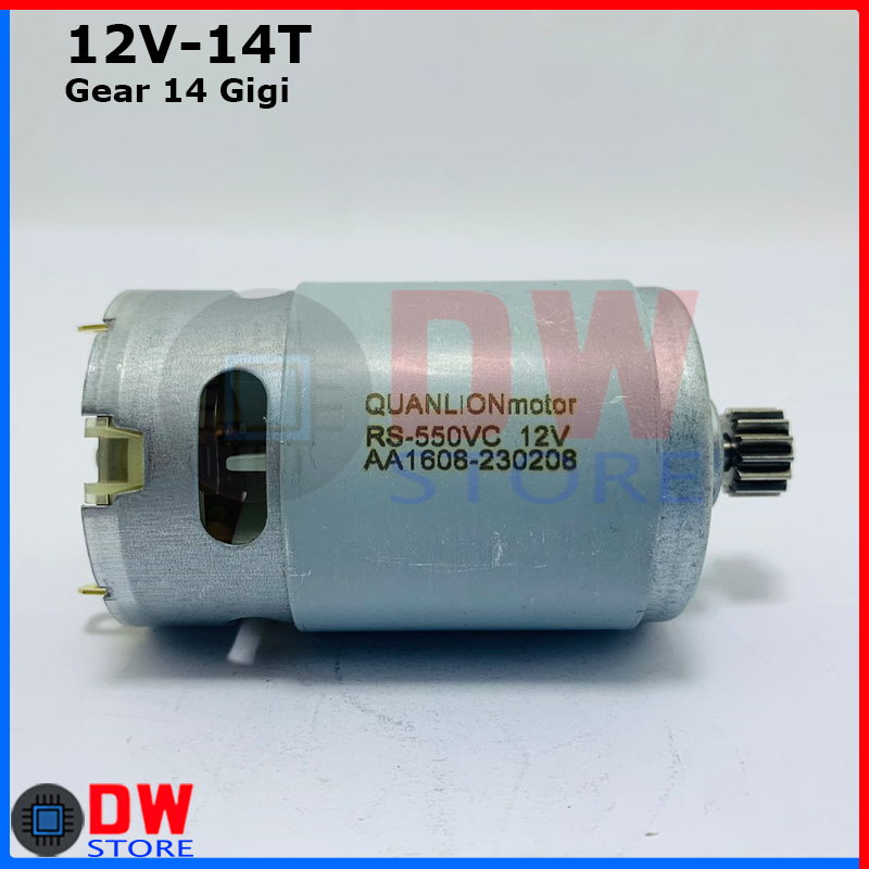 Jual Dinamo Motor Obeng Bor Baterai Cordless 550 RS-550 Gear 11T 13T 14T 15T 12V 16.8V 18V 21V ...