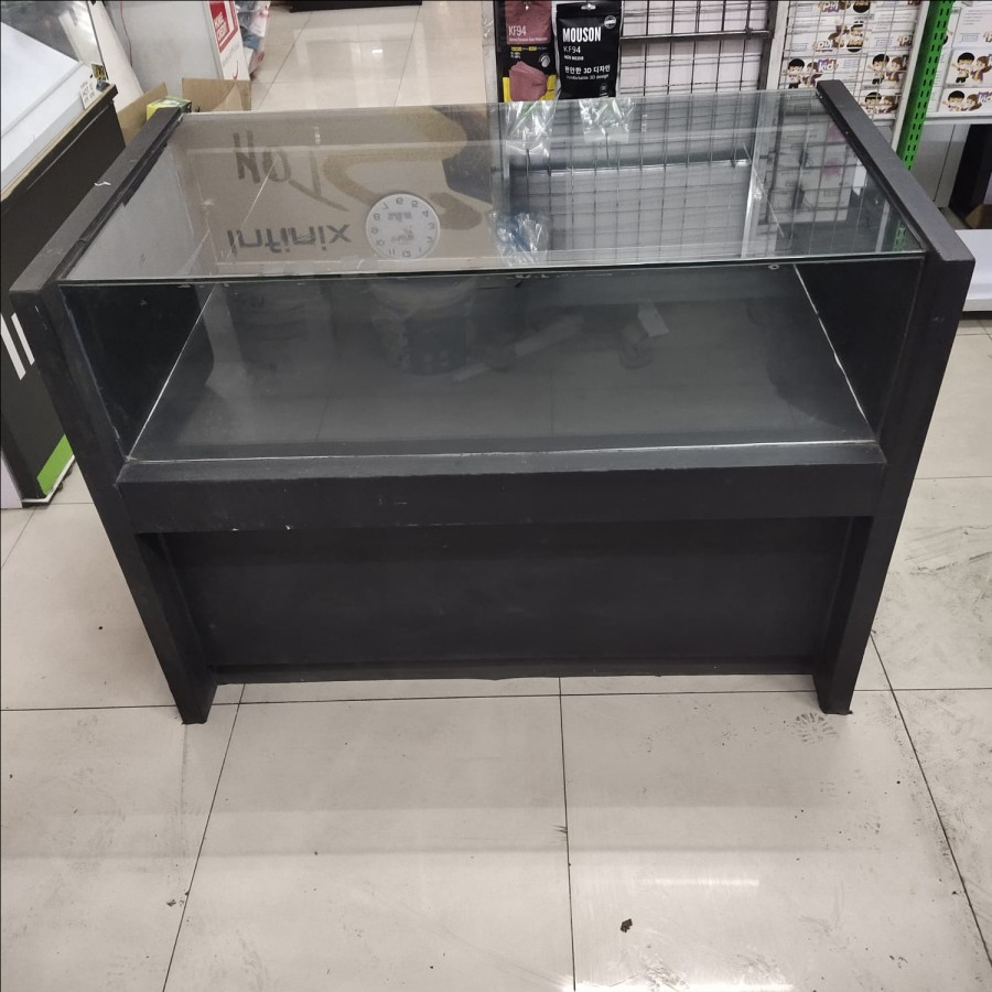 Jual MEJA ETALASE KACA SECOND LEMARI DISPLAY SERBAGUNA PENYIMPANAN ...