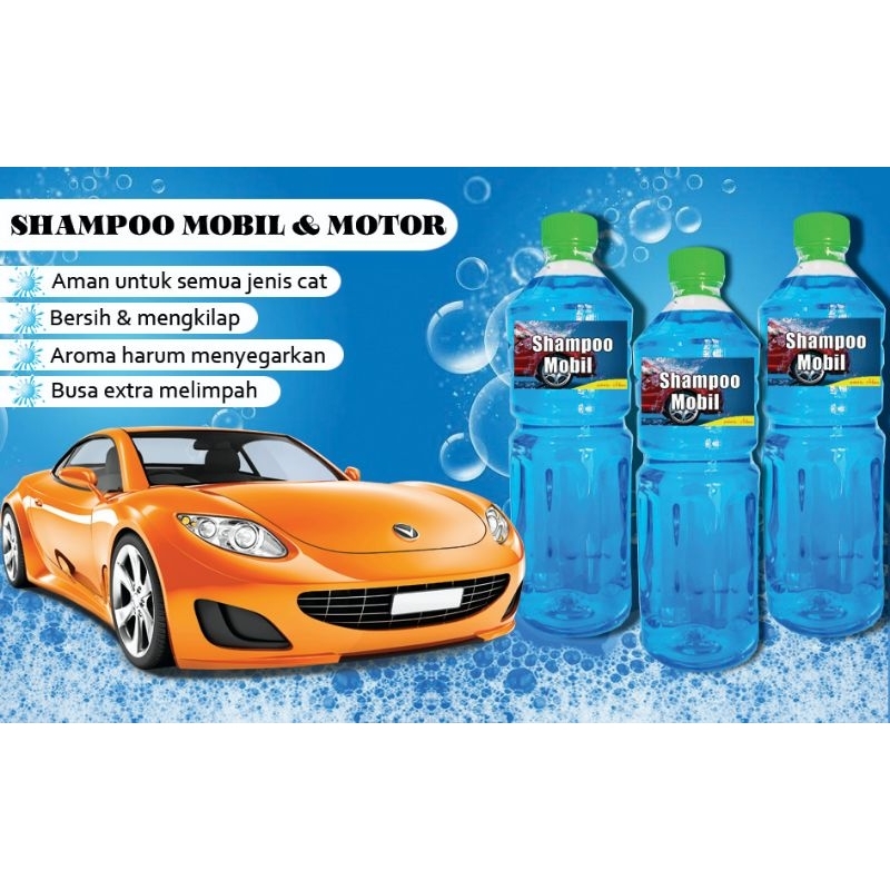 Jual SHAMPOO MOBIL DAN MOTOR/SHAMPOO CUCI KENDARAAN 1KG | Shopee Indonesia