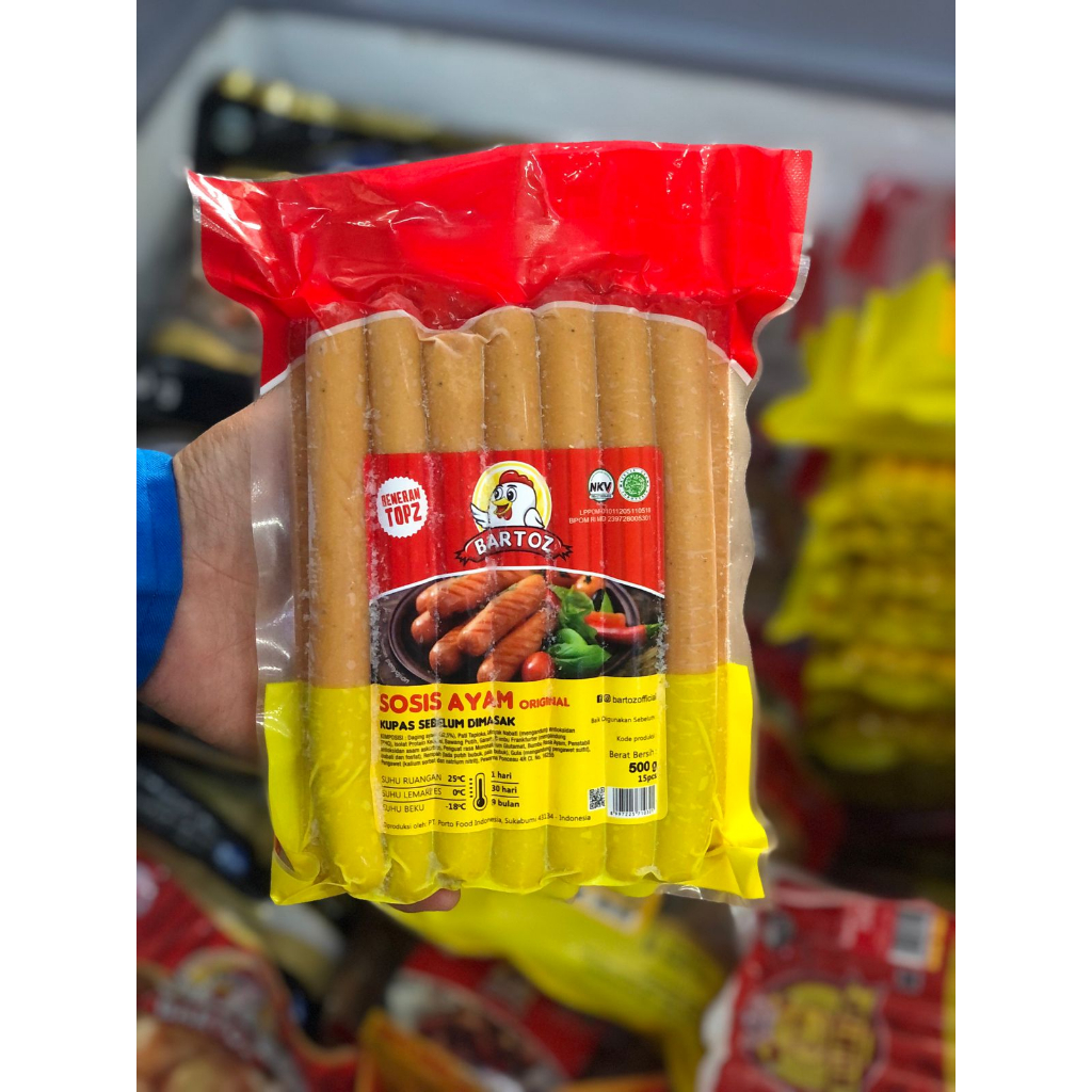 Jual Bartoz Sosis Ayam Long 500gr | Shopee Indonesia