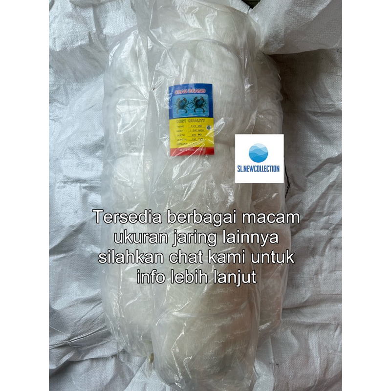 Jual Jaring Ikan Merk KEPITING / PANDA 1-3/4” 025 300x100 TATE | Shopee ...