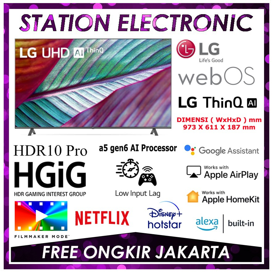 Jual LG 43UR7500 4K Smart UHD AI ThinQ® TV 43 Inch 43UR7500PSC | Shopee ...