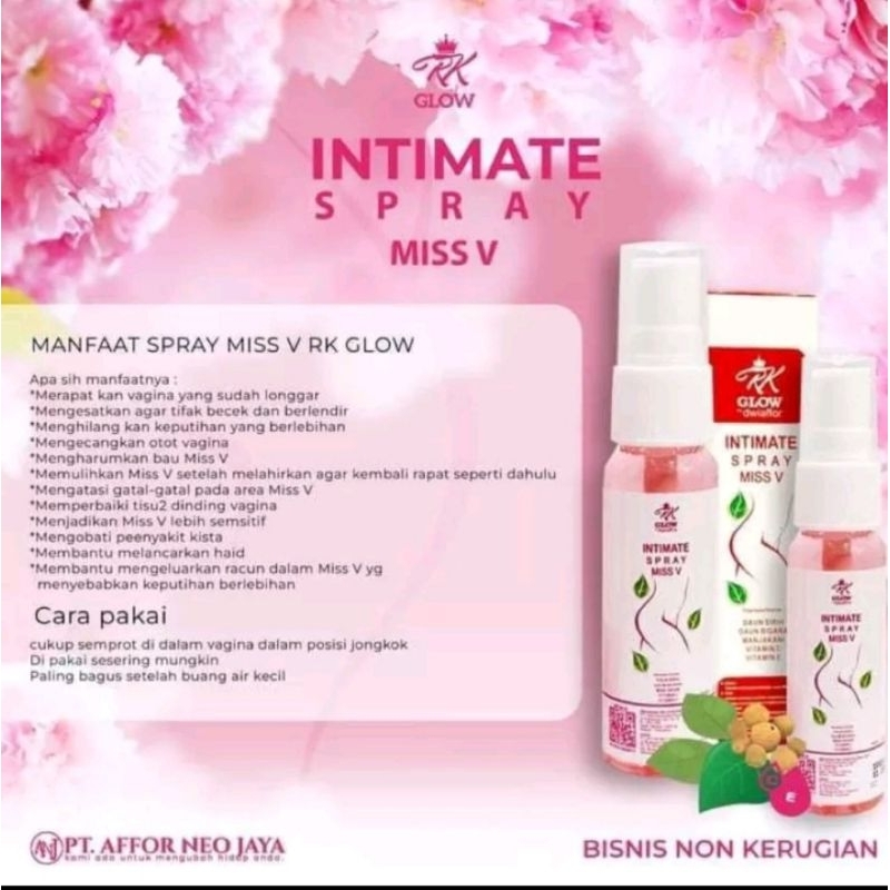 Jual RK GLOW INTIMATE SPRAY (MELANCARKAN HAID) | Shopee Indonesia