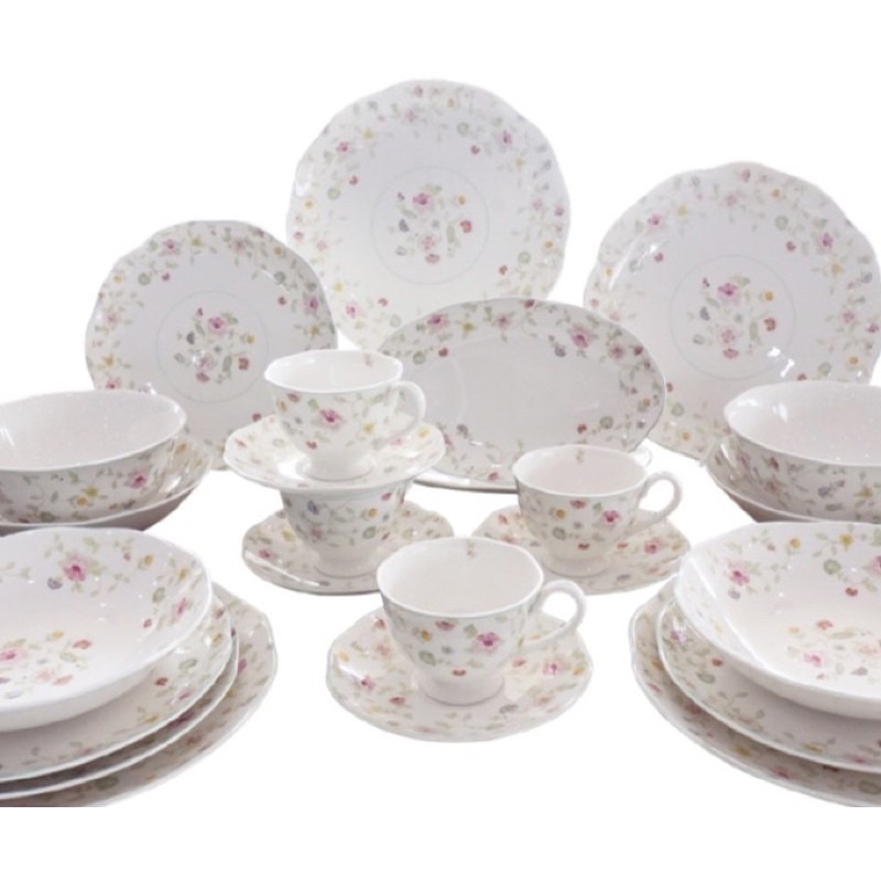 Jual Saint James Michelle Dining Set 24pcs Plate Bowl Peralatan Makan ...