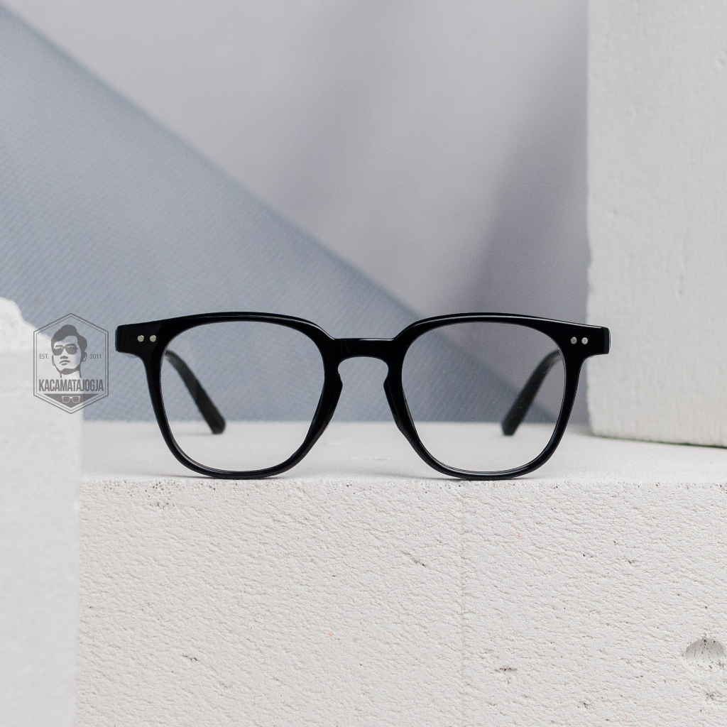 Jual KacamataJogja - Frame Kotak Desain Simple- Abimayu 04 | Shopee ...