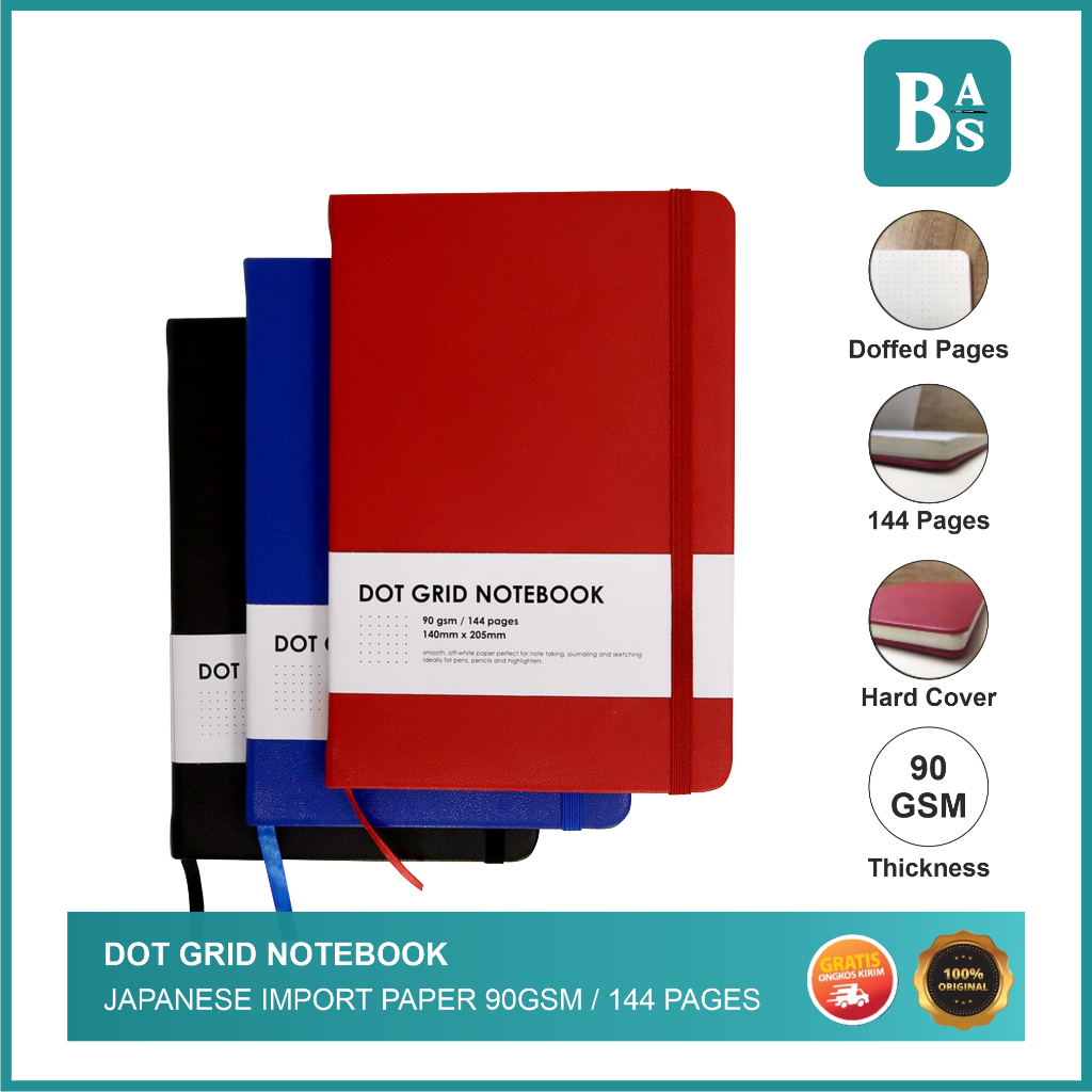 Jual Dot & Ruled Grid Notebook Bali Art Supplies | Shopee Indonesia