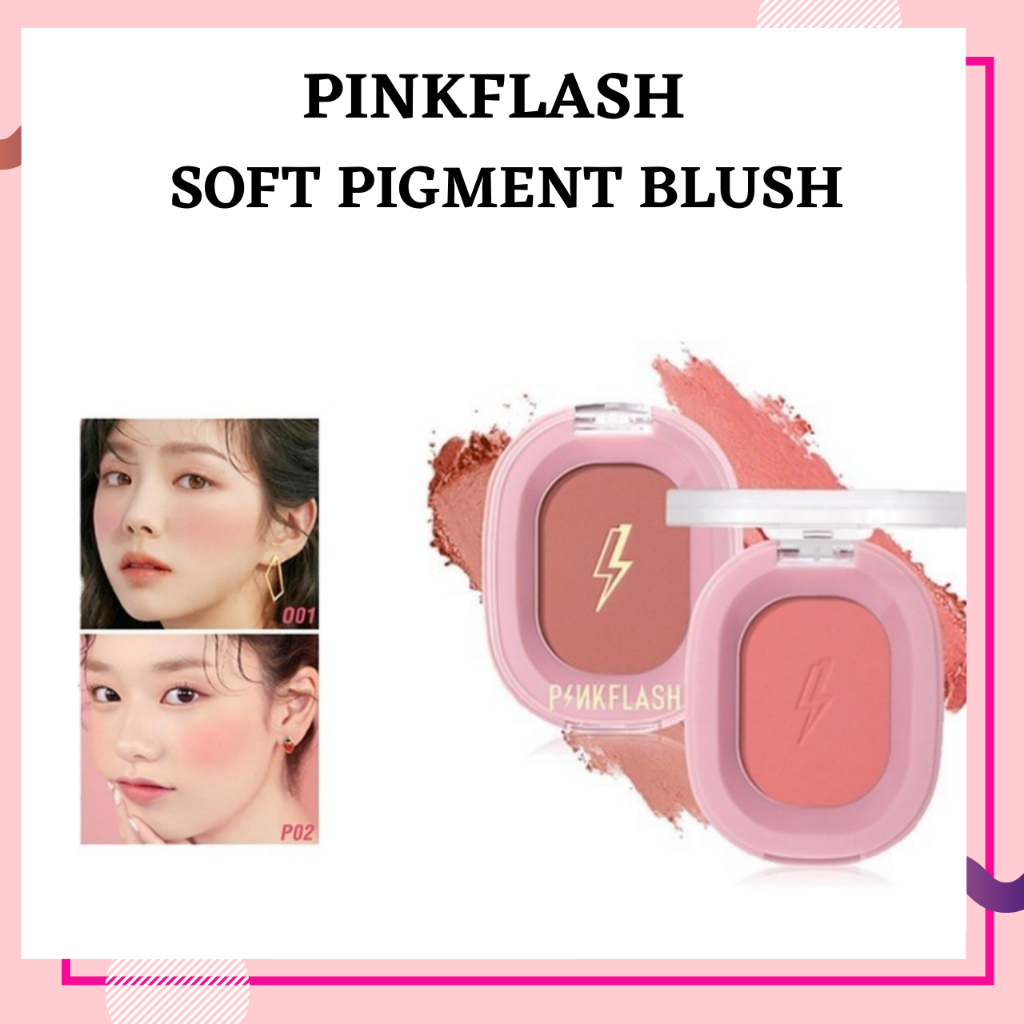 Jual Pinkflash Soft Pigment Blush On | Shopee Indonesia