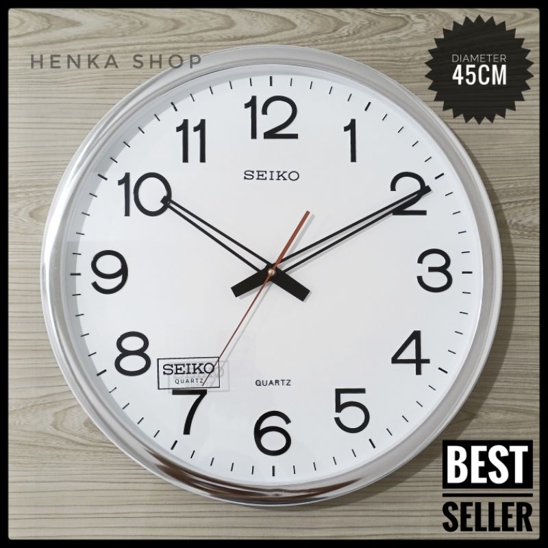 Jual Jam dinding Seiko 45cm Jumbo | Shopee Indonesia
