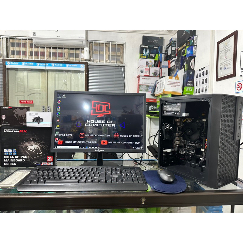 Jual TIDAK MENERIMA COD! PC RAKITAN STANDARD KANTOR DAN GAMING RINGAN I3 3240 FULLSET MONITOR ...