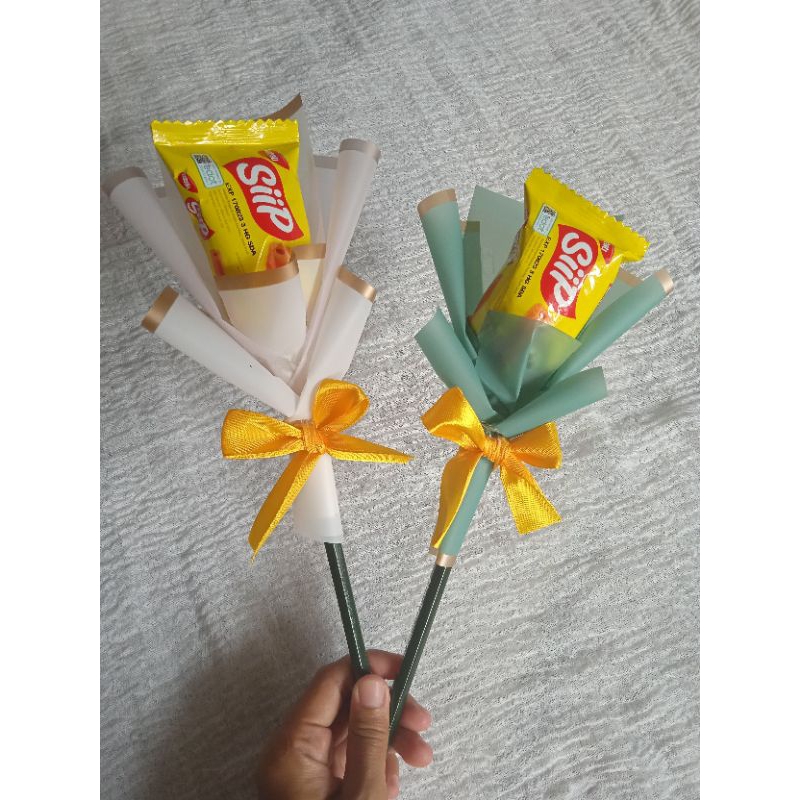 Jual buket pensil/buket mini/buket snack/buket wisuda tk/souvenir ulang ...