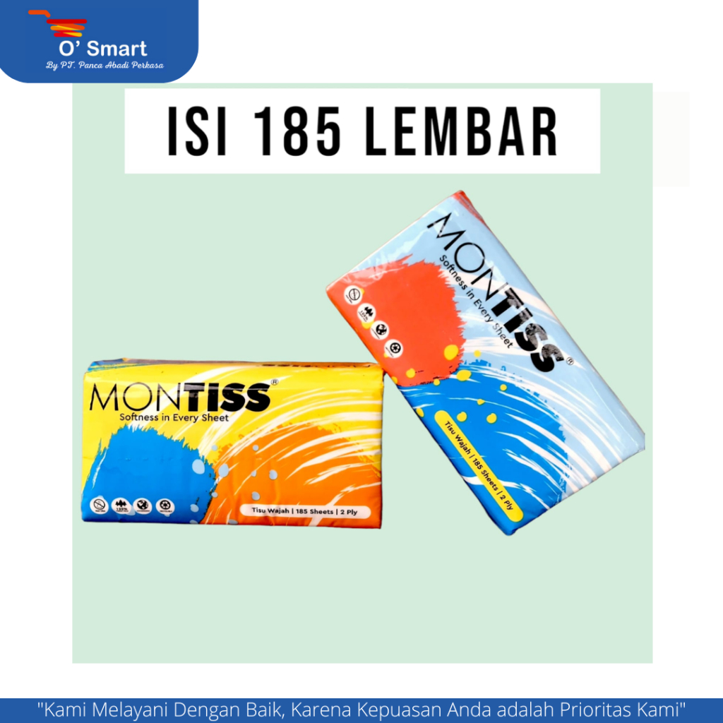 Jual MONTISS Tissue 185 Sheets | Shopee Indonesia