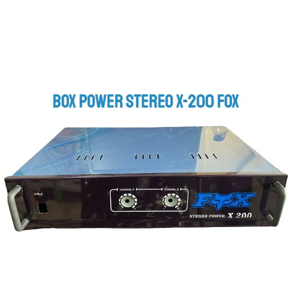 Jual BOX POWER STEREO X-200 FOX | Shopee Indonesia