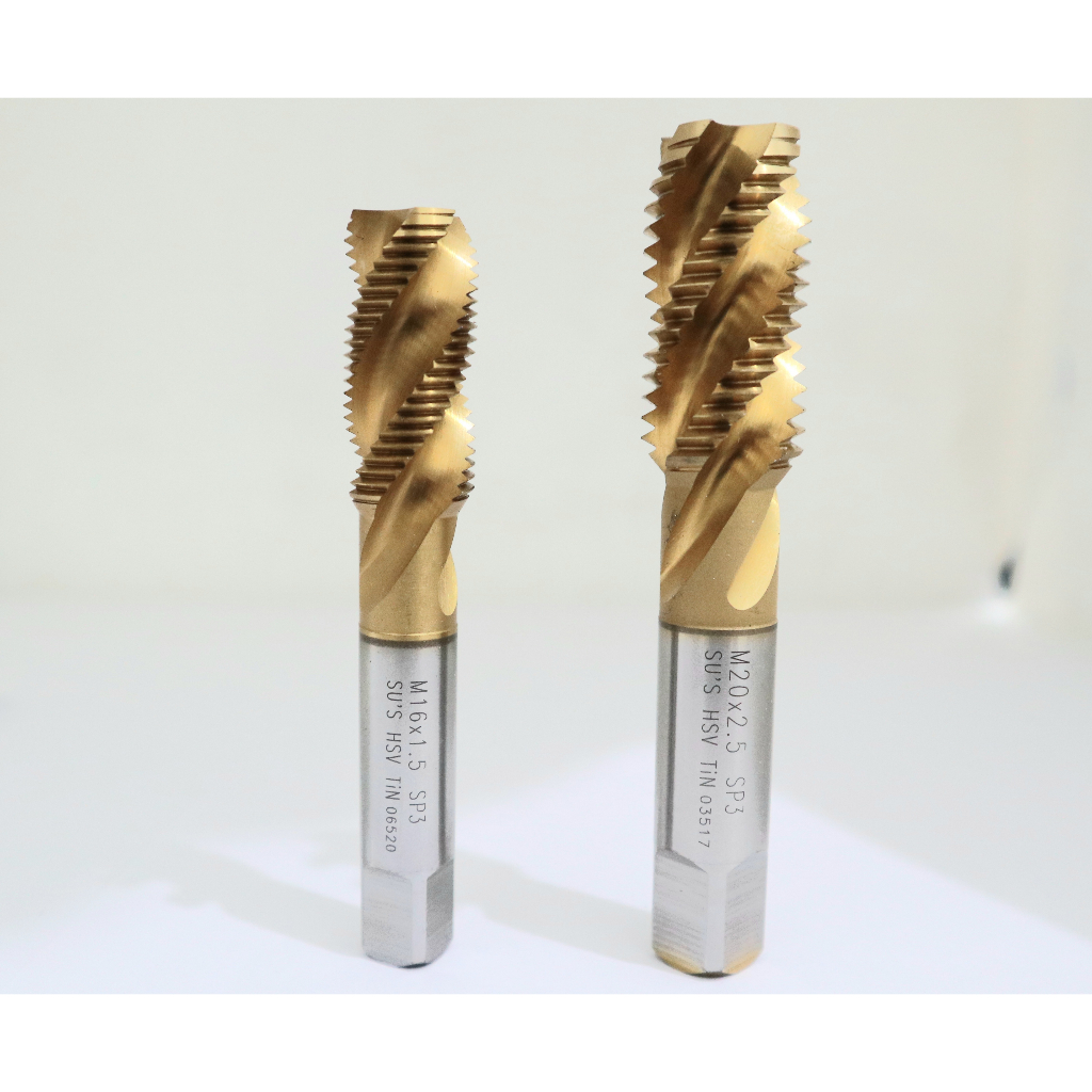 Jual TAP MESIN SP M16X1.5~M16X2.0 TiN SPIRAL FLUTE TAPS-SFT-80311 MERK ...